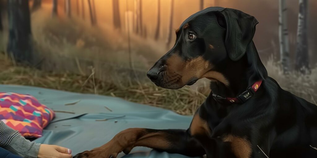 From Abandonment to Affection: The Inspiring Journey of a Doberman with ...