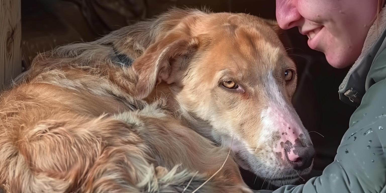 De las cadenas a la alegría: el perro que demostró que el amor puede curar