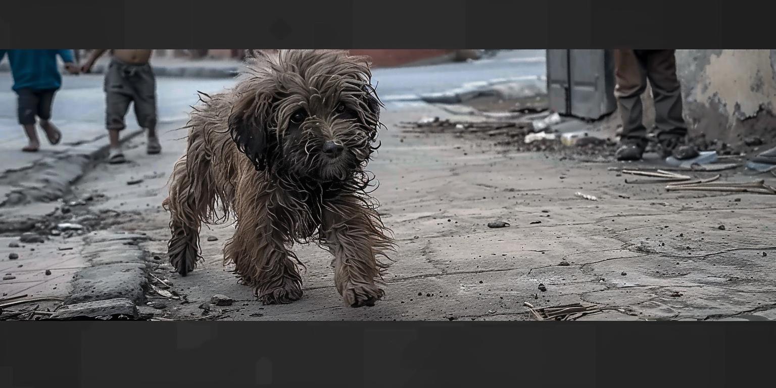 The Heartbreaking Journey of a Stray Pup in Search of Love