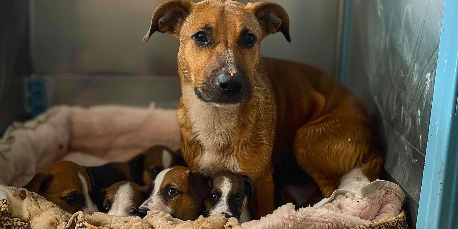 A Journey From Fear to Trust: Mama Dog and Her 14 Pups' Heartfelt ...
