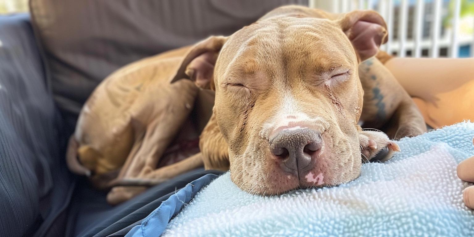 Watch This Rescued Pittie Blossom Into a Regal Princess Thanks to Her ...